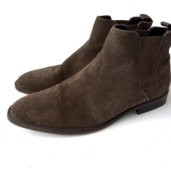 Section X | Shoes | Section X Mens Suede Chelsea Boots Leather Upper ...